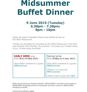 Clumsy Fallen Angel Path: Midsummer Buffet @ Ikea Restaurant