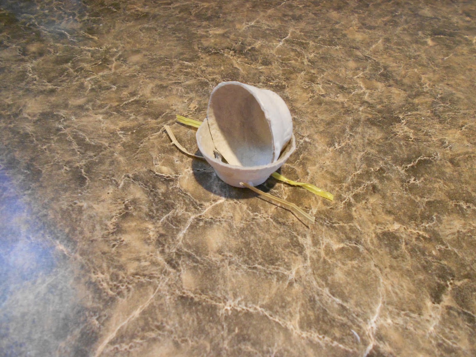 Almost Unschoolers: Rolling, Egg Carton, Baby Buggy Craft