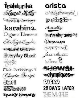 Letras para Word | Letras Bonitas