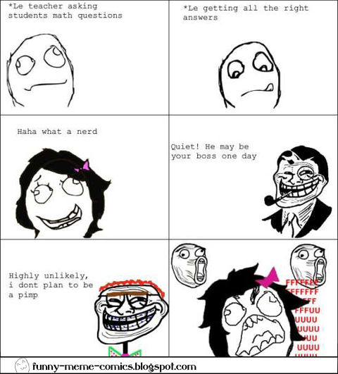 Meme Comics: The nerd