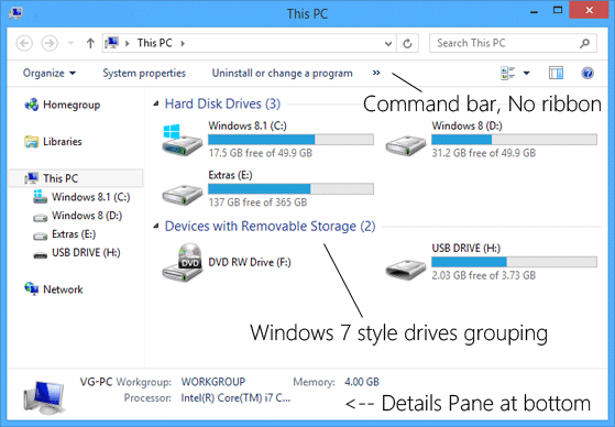 Old New Explorer For Windows 10