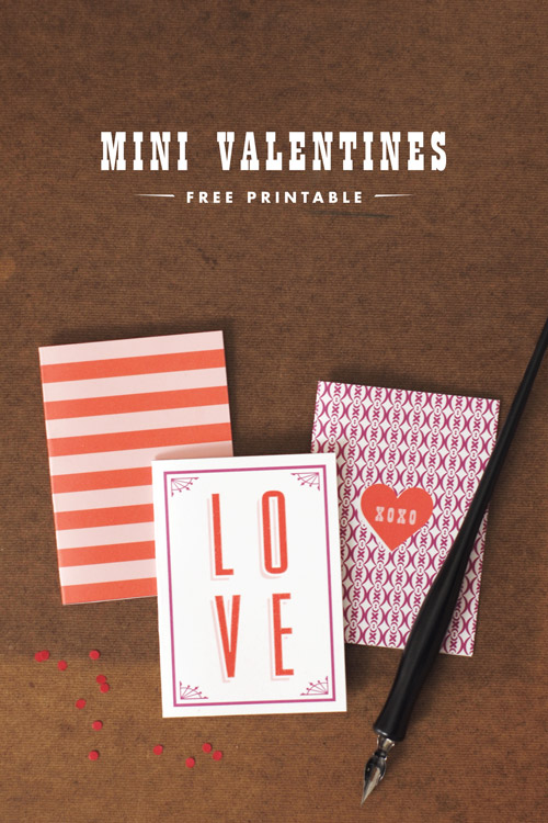 Cartes à imprimer St Valentin. - Chez elkalin.com