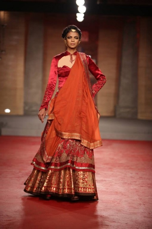 Anju Modi at India Bridal Fashion Week 2013 - Fashion Designer Outfits