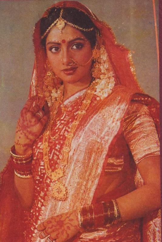 Sridevi: Wedding Belle in Bollywood: Sridevi's bridal looks in red ...