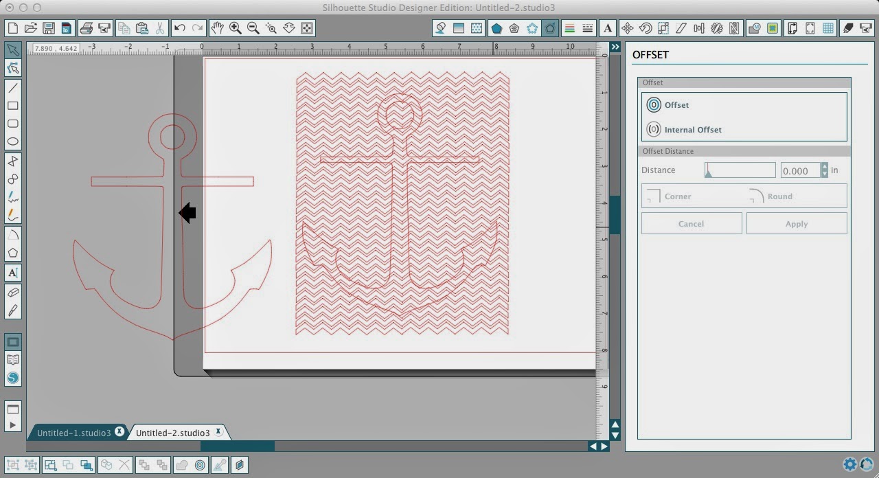 How to Fill a Silhouette Design or Text With a Cuttable Background ...
