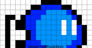 Minecraft Pixel Art Templates: Bob-omb