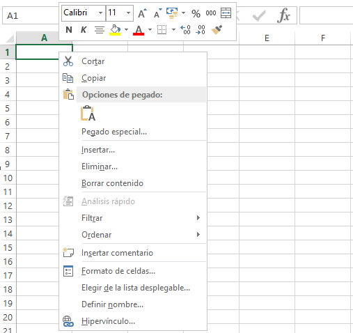 témporaExcel: Cómo personalizar el menú del botón derecho de Excel con VBA