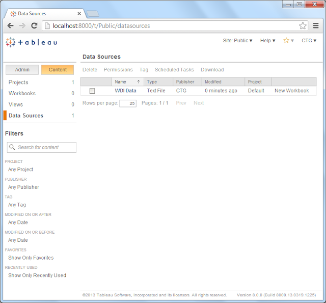 Tableau Friction: Tableau Server 8 First Blush - A Much Improved UI ...