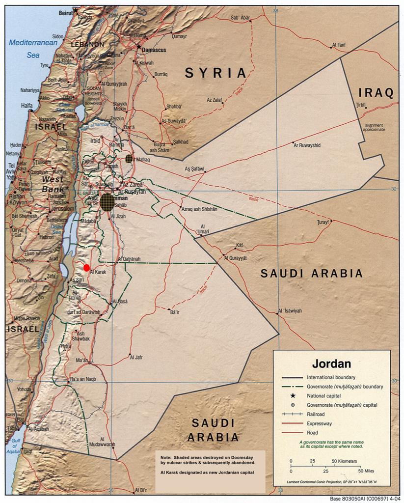 MAPS OF JORDAN