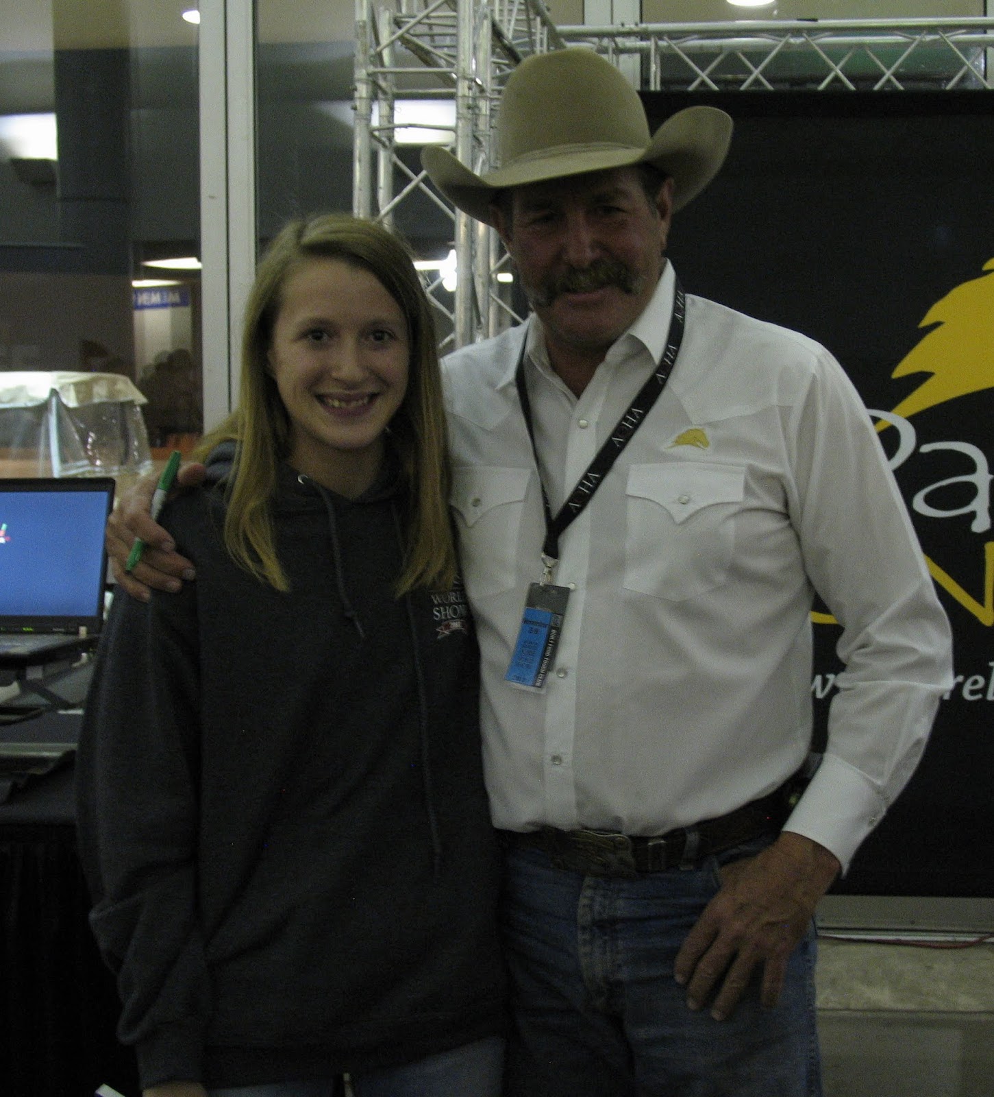 My All Around Cowgirl Life: AQHA World Horse Show 2012 Pat Parelli demo