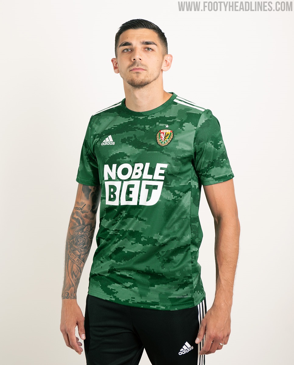 Military-Inspired Adidas Slask Wroclaw 20-21 Home Kit Released - Footy ...