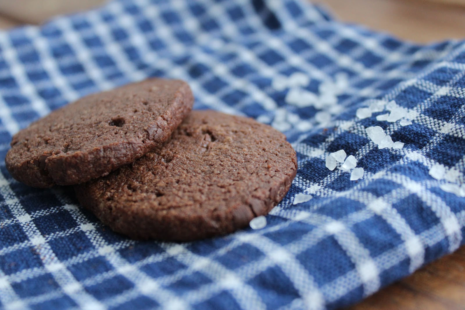 Chocolate Sables With Fleur De Sel