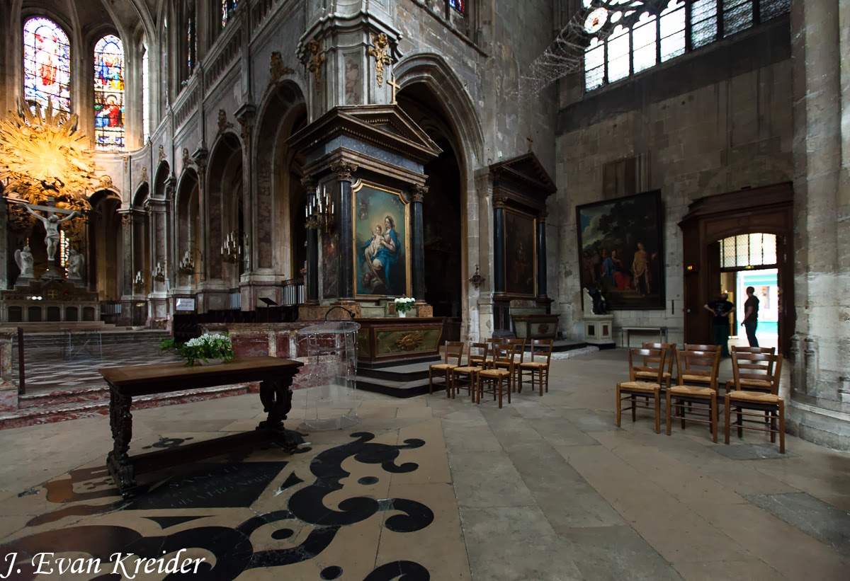 Kreider's Korner Photographs: Église Saint-Merry (Saint-Merri), Paris