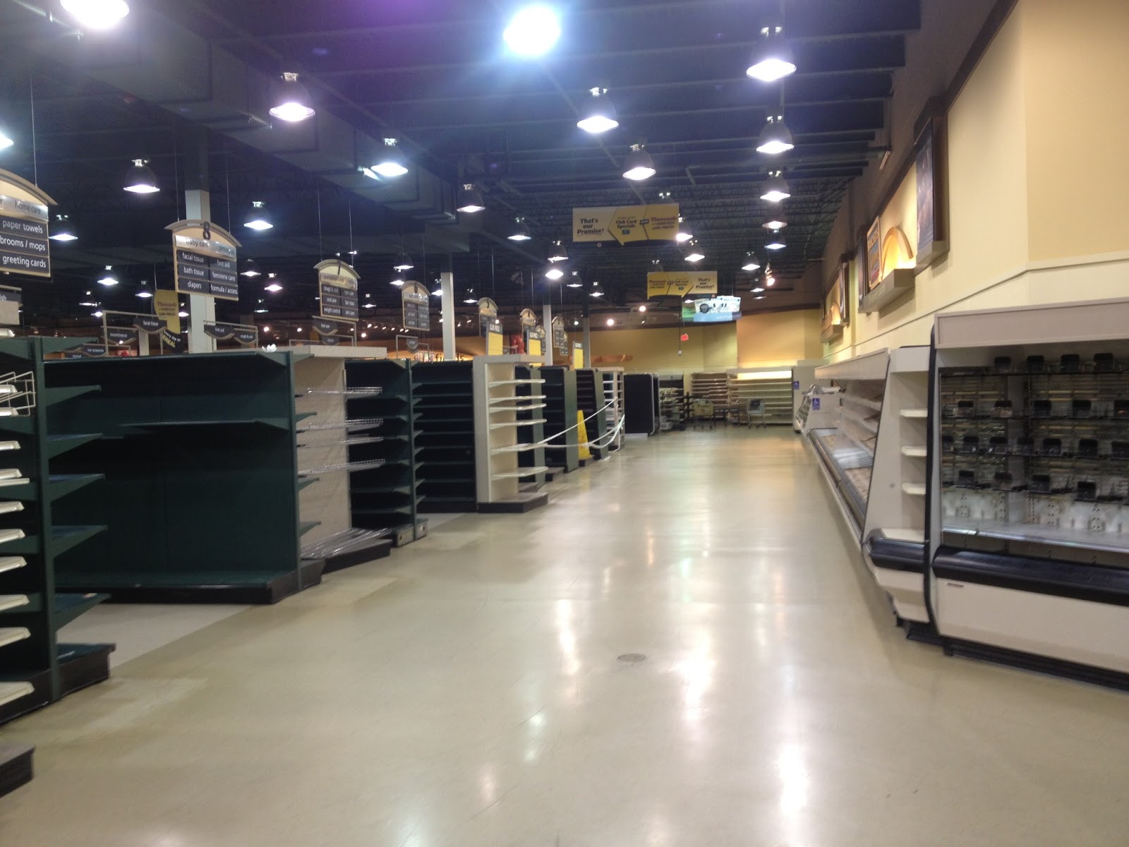 step off george: Genuardi's *CLOSED*