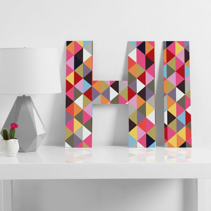 Decorar con LETRAS | Decoración