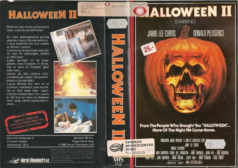 The Horrors of Halloween: HALLOWEEN II (1981) Newspaper Ads, VHS, DVD ...