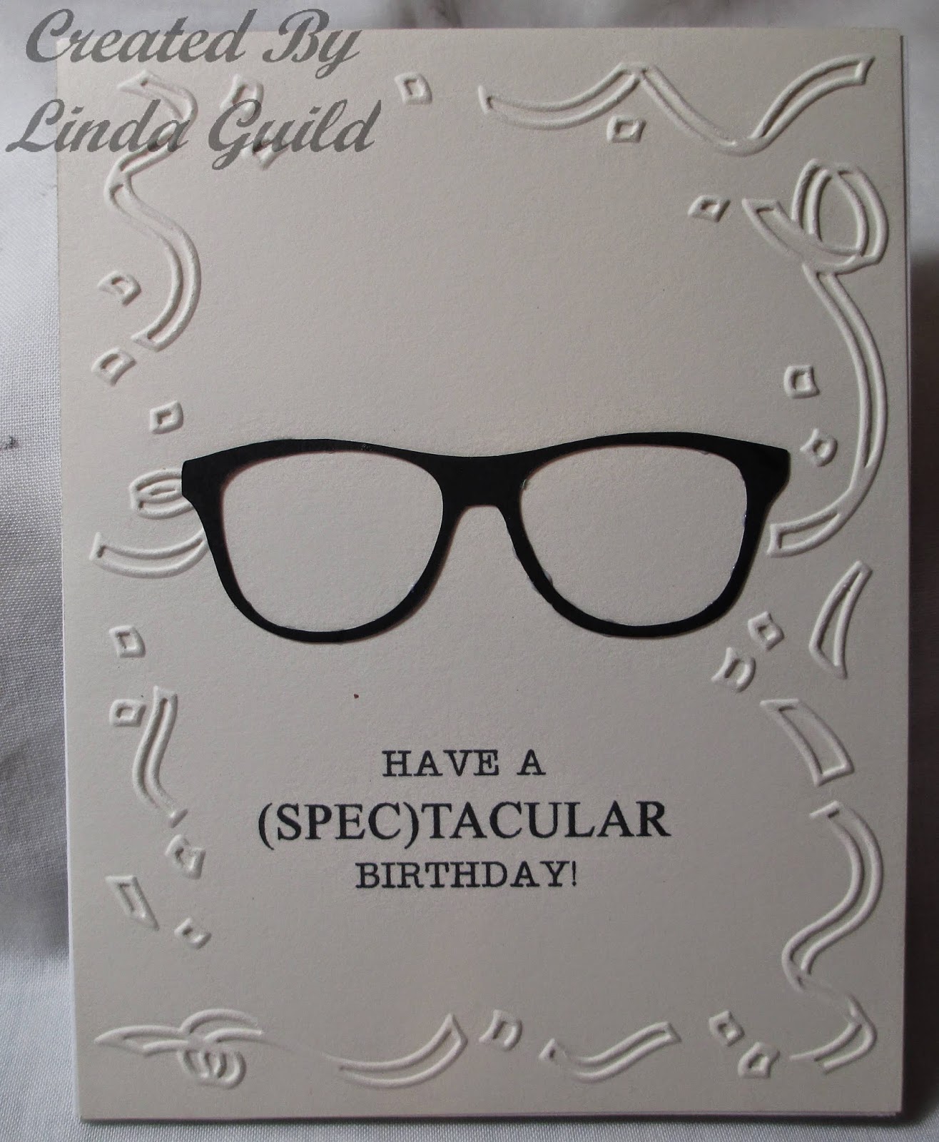 Nothin' Fancy: Eyeglasses Birthday Card