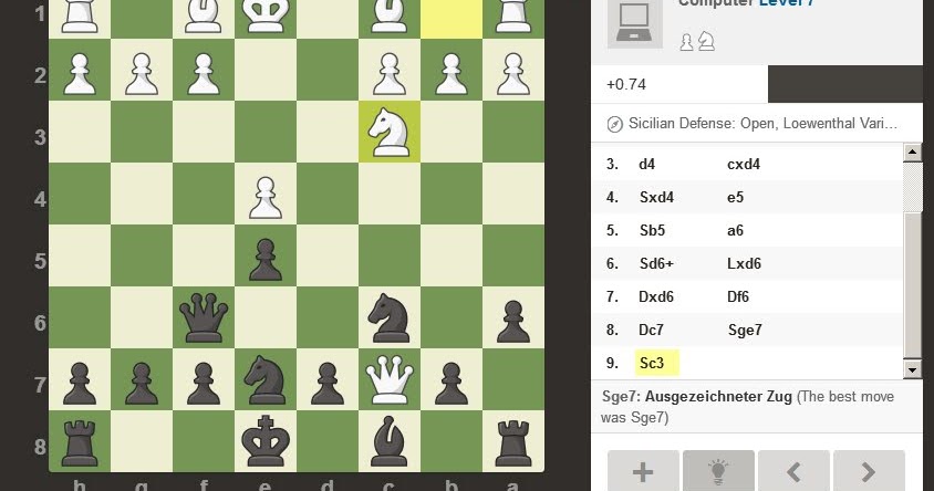🍒Chess2018: vs Computer online bei chess.com