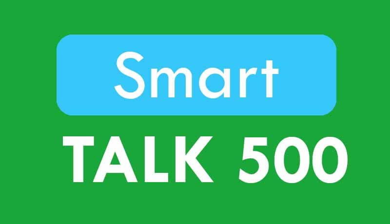 Smart offers TALK 500 – Unlimited Call Promo for 30 Days or 1 Month