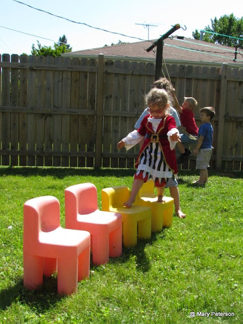 Grandma's Homeschool: Backyard Obstacle Course