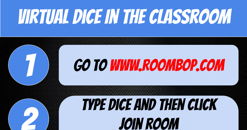 RoomBop Blog: QR Code & Virtual Dice Classroom Tools & Free Resources