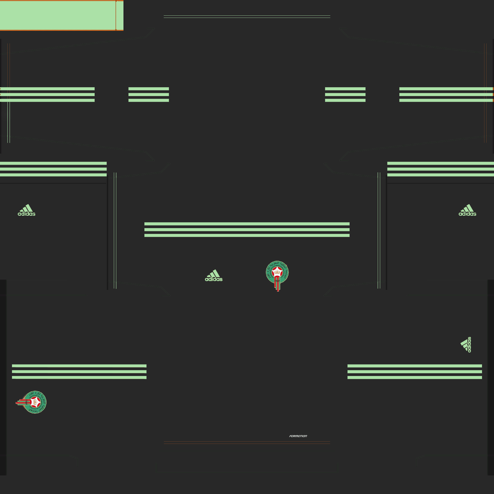 pro evolution soccer stuff: morocco 2013-2014 kit