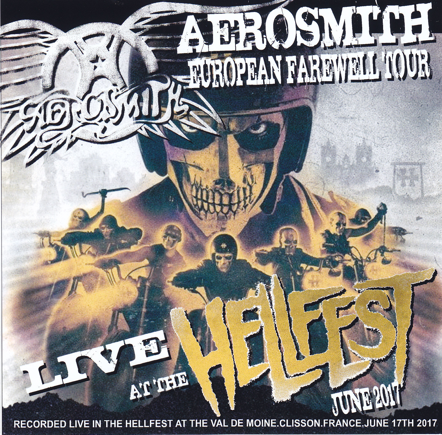 AEROSMITH BOOTLEGS COVER ARTS: LIVE AT THE HELLFEST 2017 (clisson)