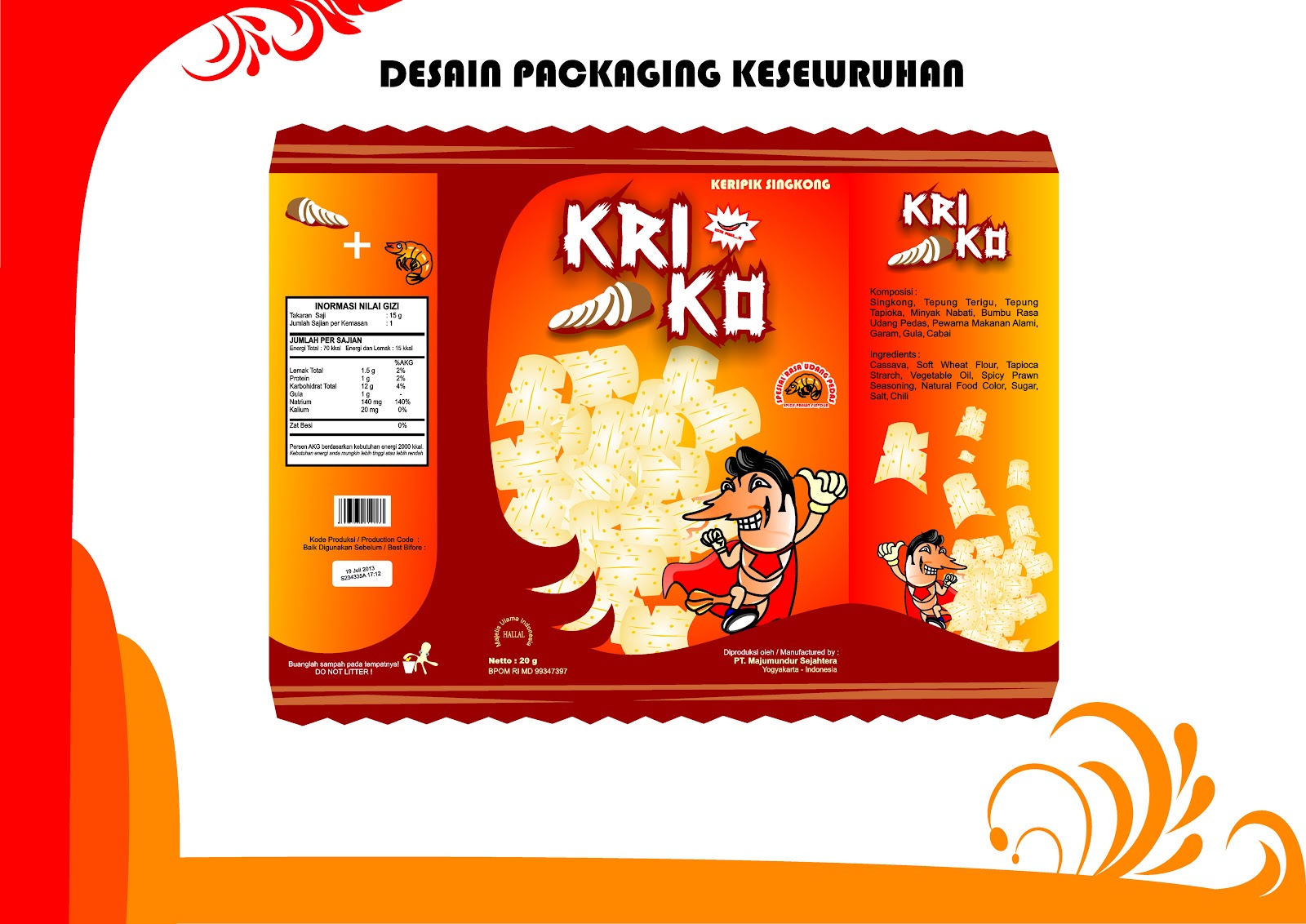 Kata Bayu Wiyanta: Desain Product Packaging Makanan Ringan