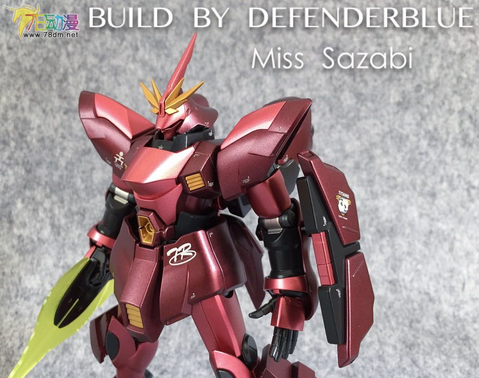Gundam Family: HGBF 1/144 Miss Sazabi Painted Build