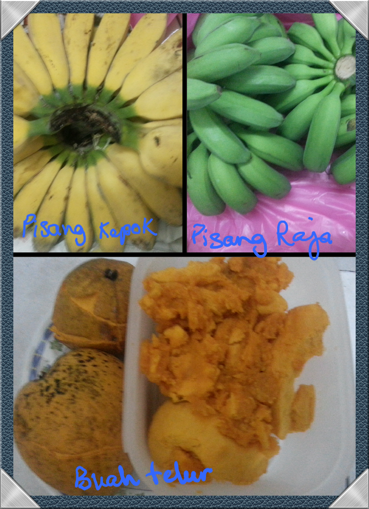 Manfaatkan masa menghasilkan kemanfaatan: Pisang Helang, Pisang Raja ...