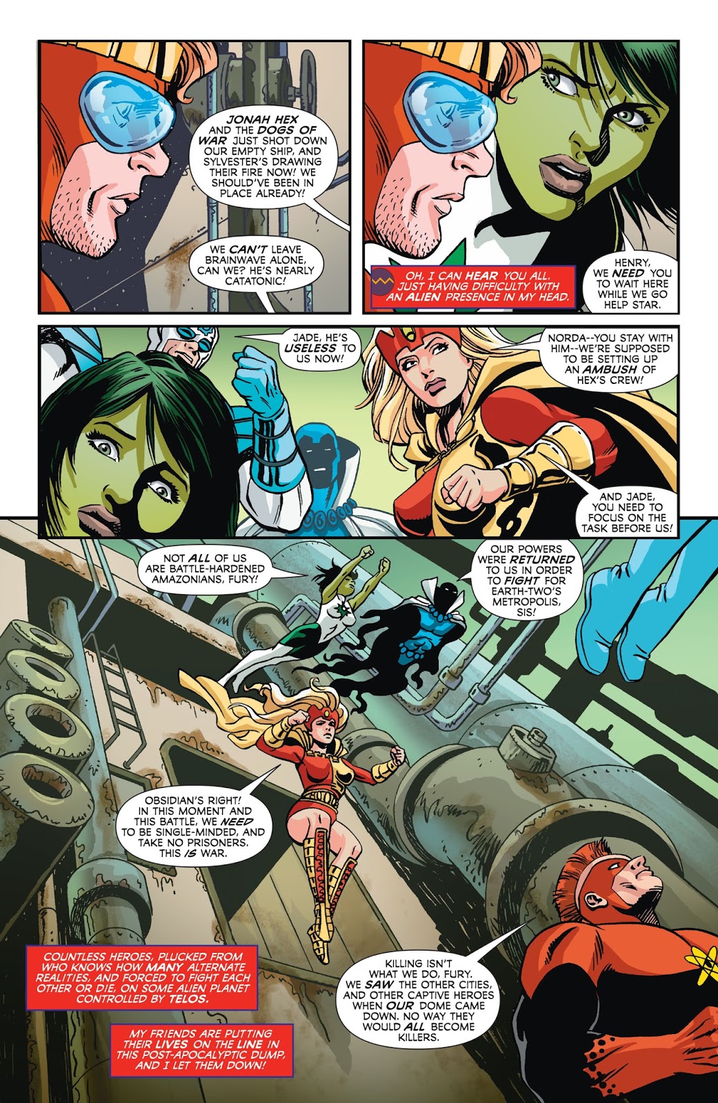 Helena Wayne Huntress: Convergence: Infinity Inc #2 Review