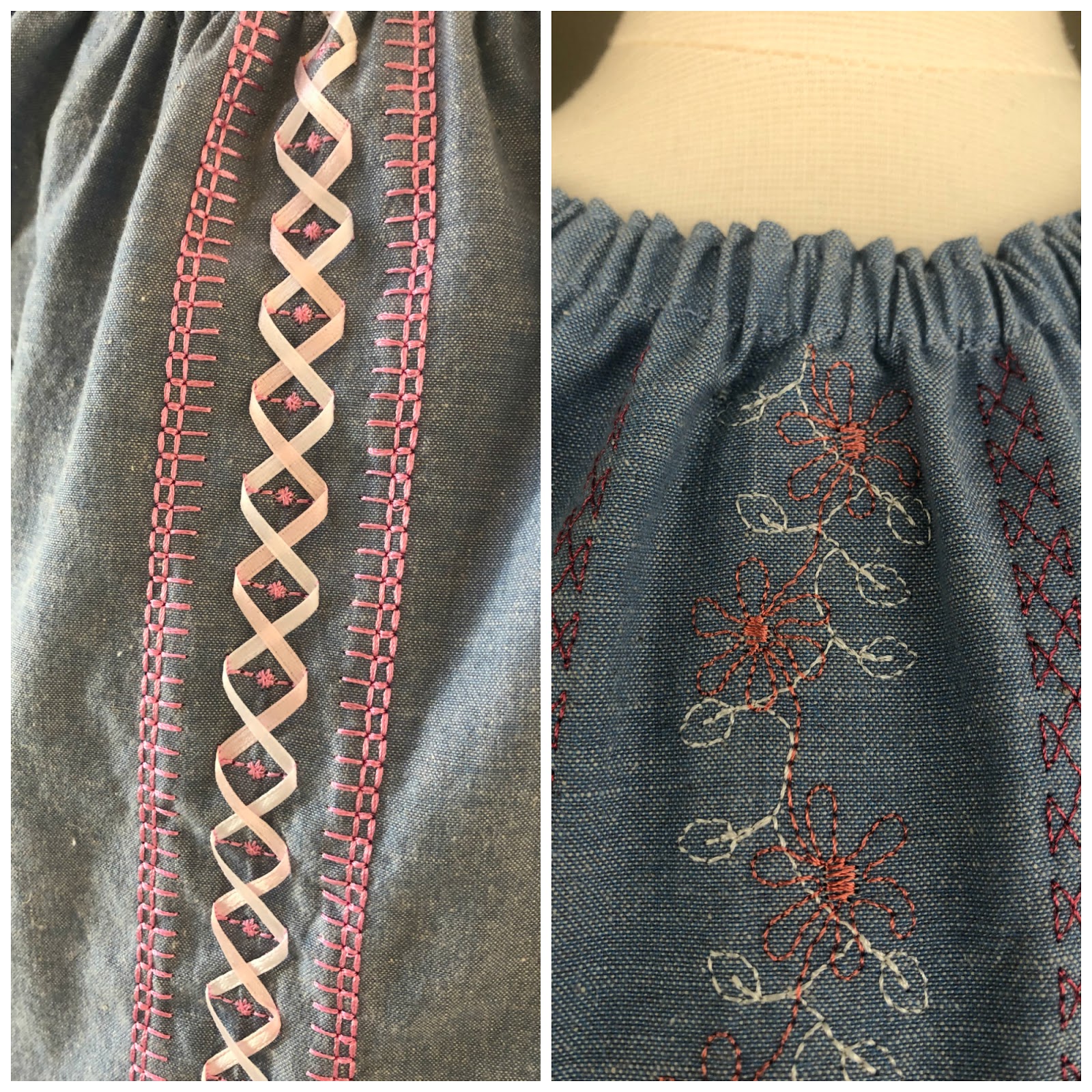 Girls in the Garden: Baby Blouses - Pfaff Creatvie Icon Exclusive Stitches