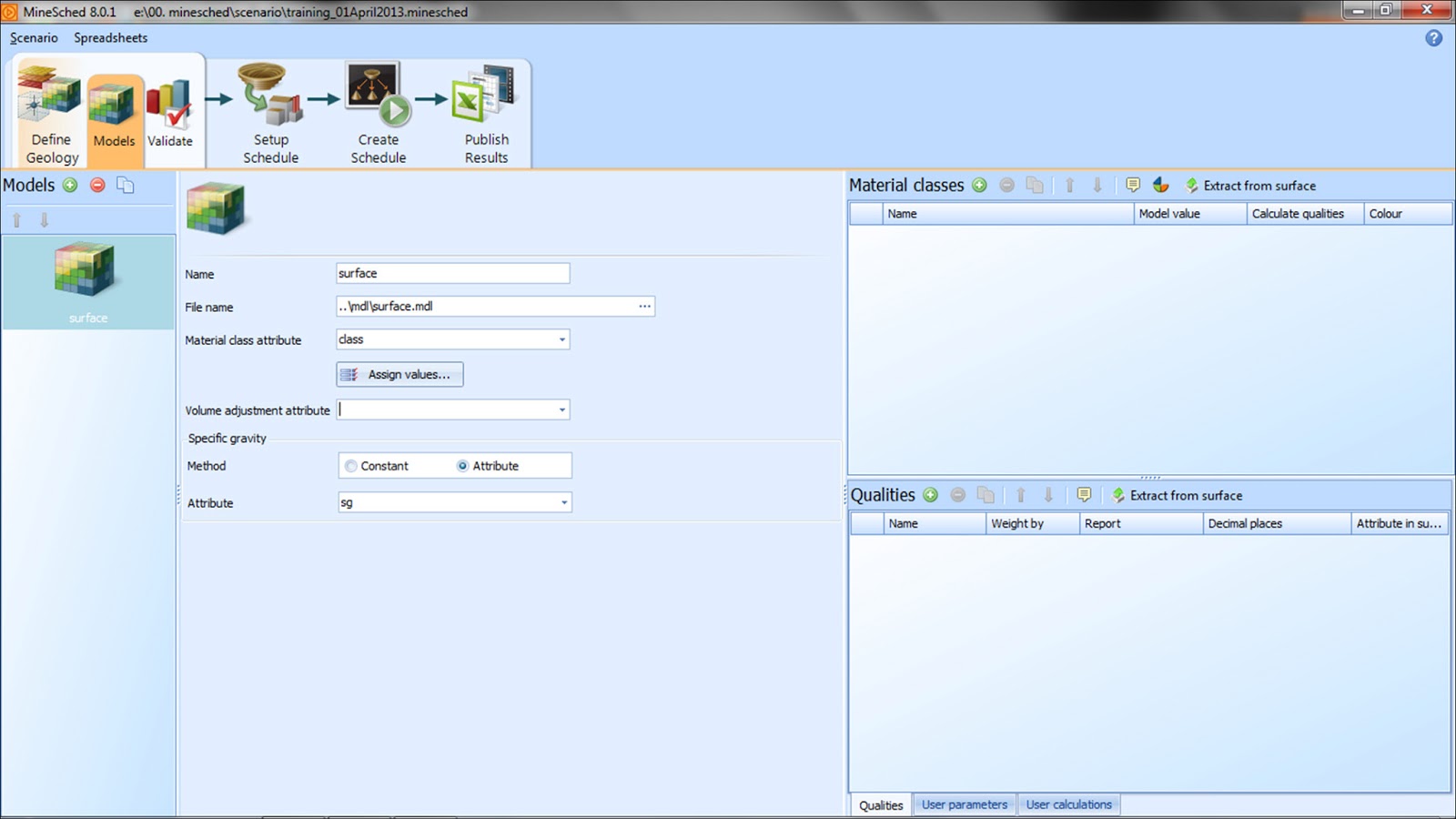 MineSched (aplikasi scheduler for mine planning engineer) | HAULING POINT