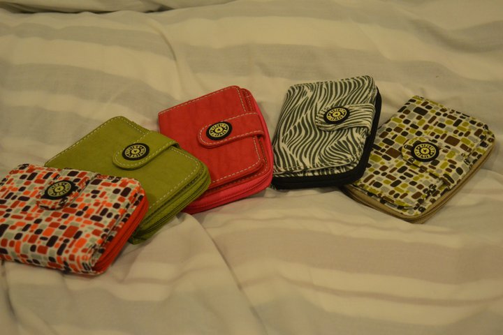 Items to choose from: Kipling Wallets