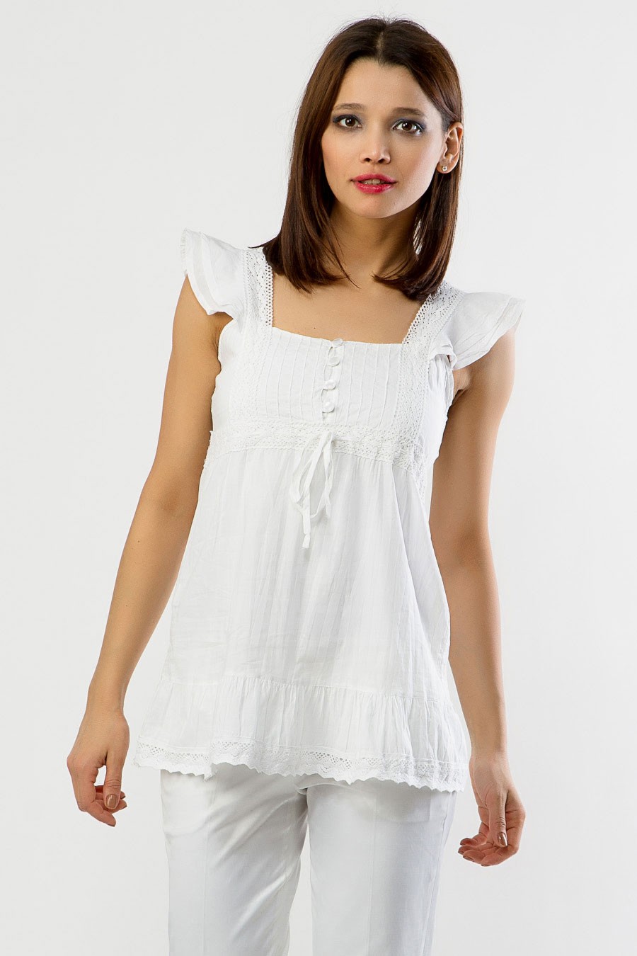 White Cotton Tops Collection 2013 | Fashion Tops with Western Style ...