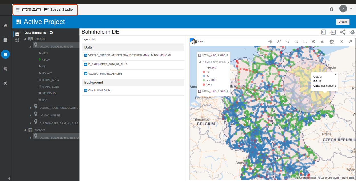 Geodaten für Alle: Oracle Spatial: 2019