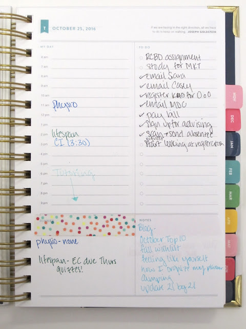 Simplified Planner Organization