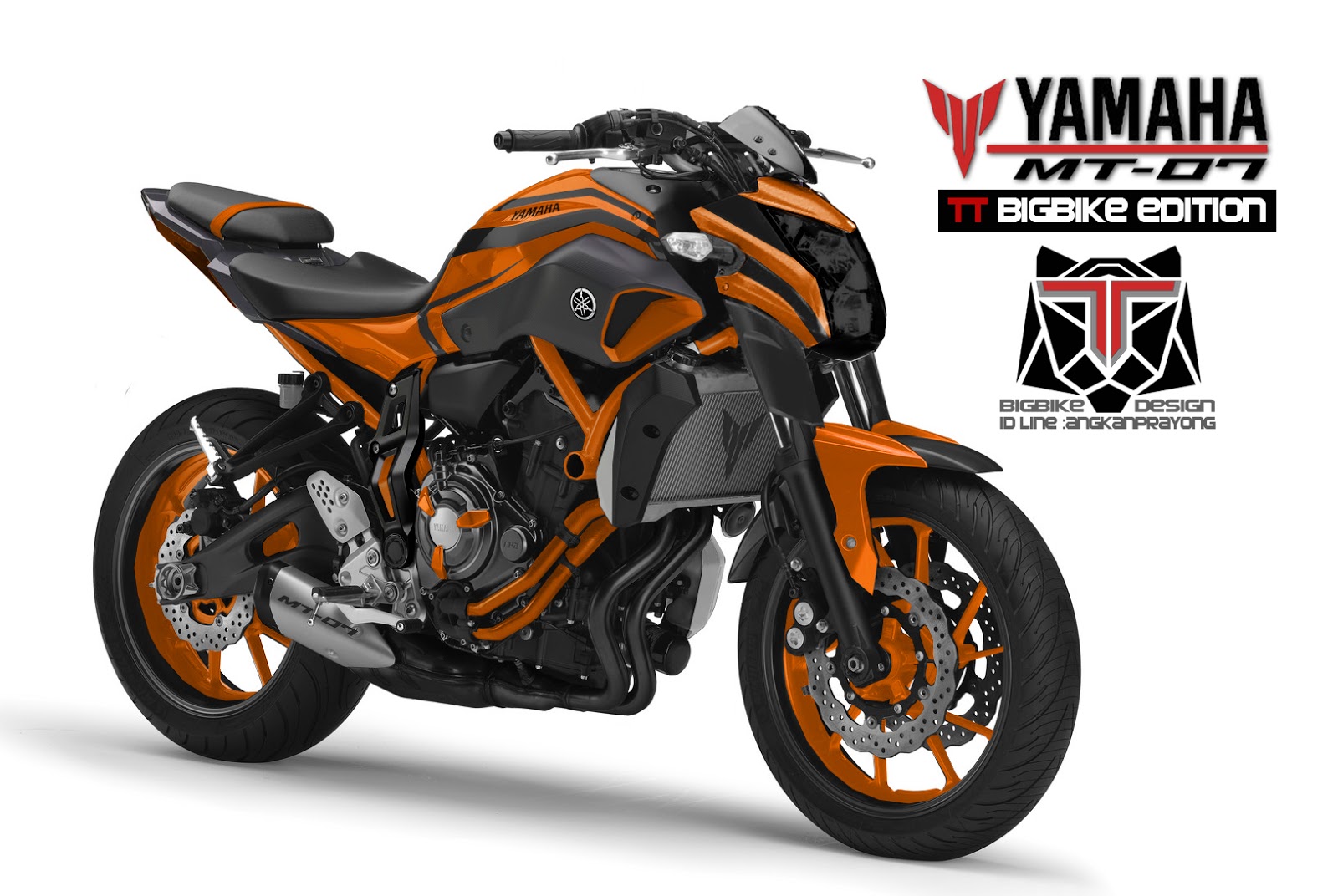 TT BIGBIKE DESIGN: YAMAHA MT-07 DESIGN CONCEPT #1