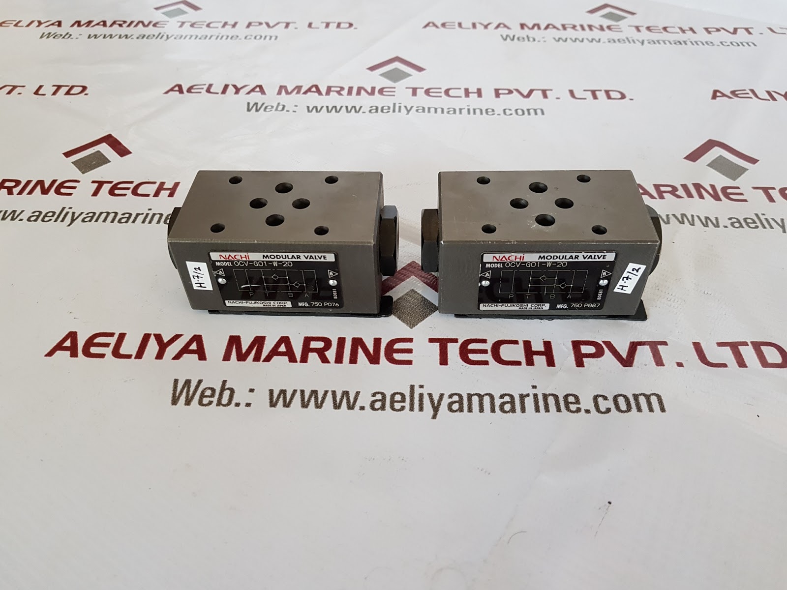 NACHI FUJIKOSHI OCV-GO1-W-20 MODULAR VALVE - Aeliya Marine