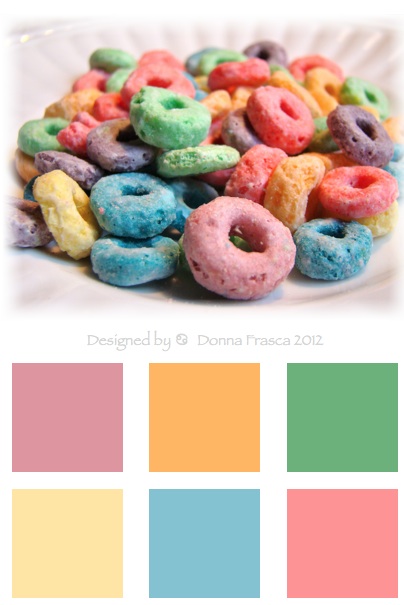 Color Recipes: Spring Color Trends for 2012, they're Fruit Loopy!