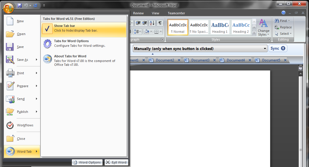 Dave's Rave: Open Microsoft Office Documents in Tabbed Windows