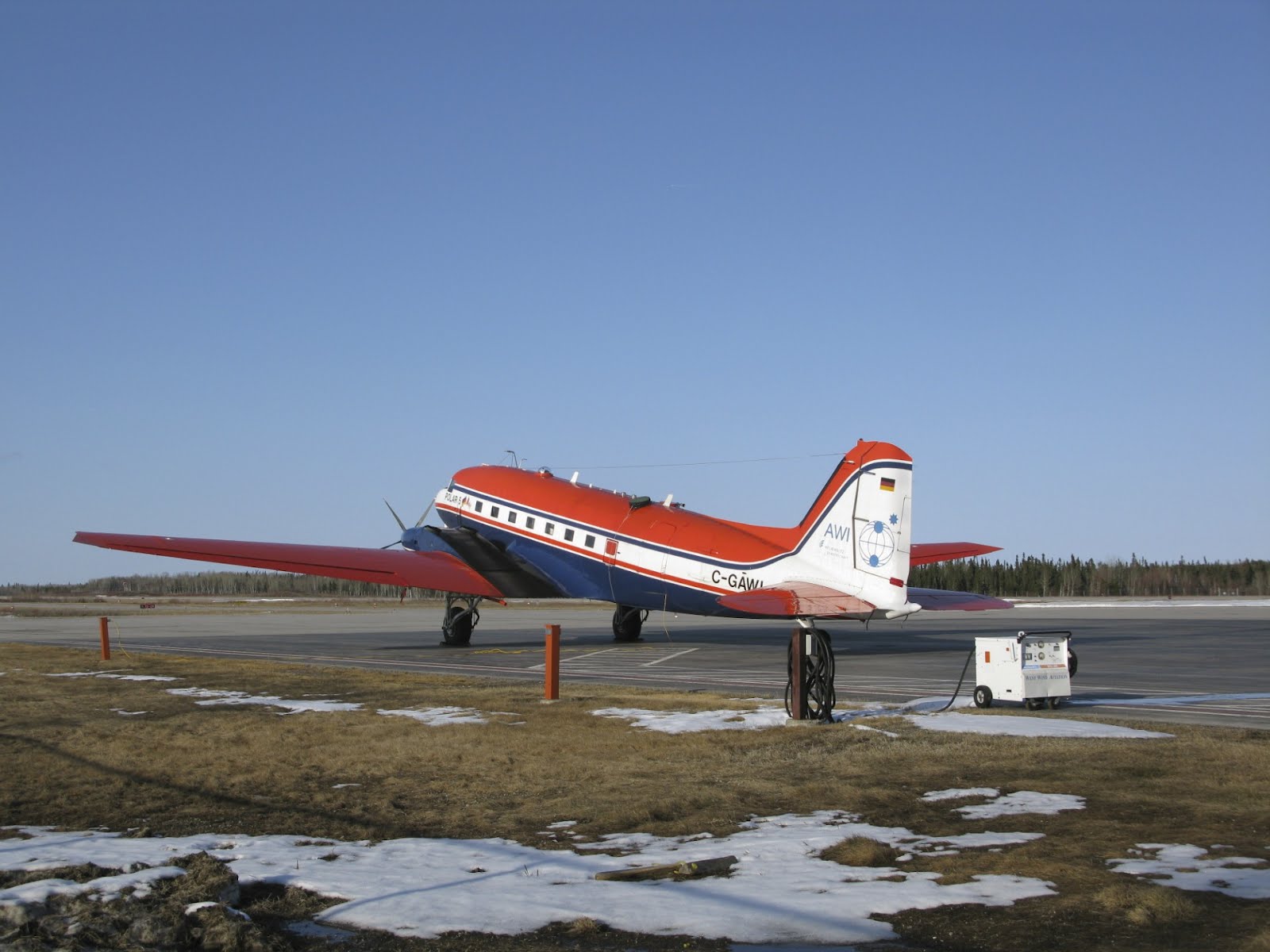 Northern Exposure Gardening: Polar Research Aircraft in La Ronge