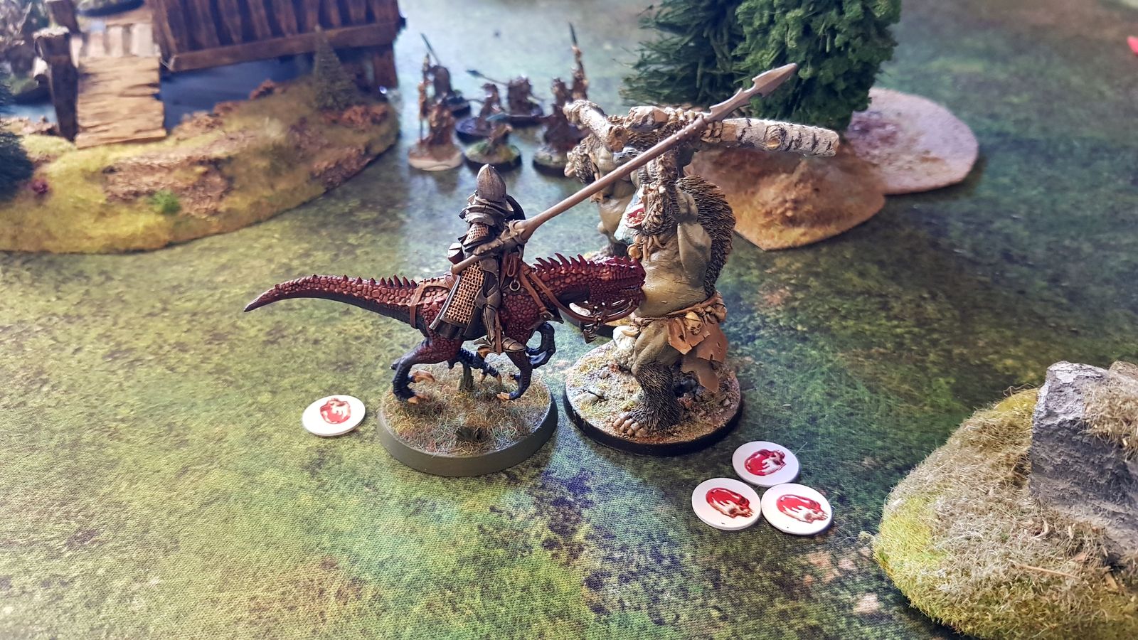 Kampfgruppe Engel: Mörkeralver, troll och illvättingar - Dragon Rampant AAR