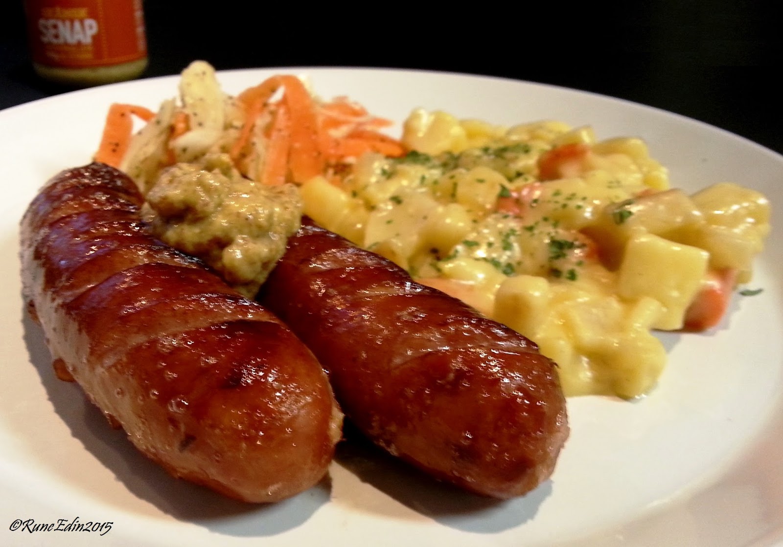 Rune Matomanen - Matälskare: Ost & Baconkorv med Stuvad Potatis