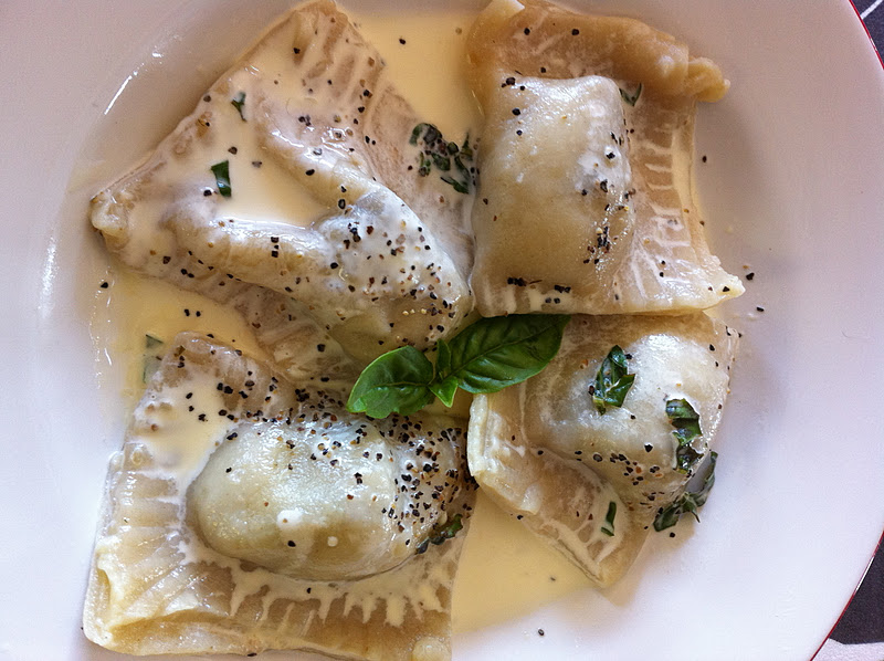 Rescatando Recetas: Panzotti rellenos de champiñones