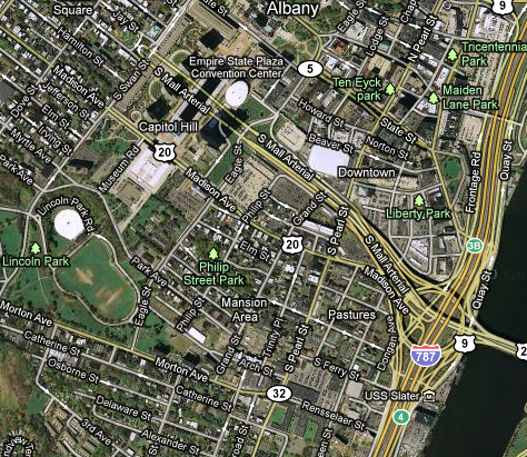 Albany: The Pedestrian Perspective: Albany's Highway System, Part One ...