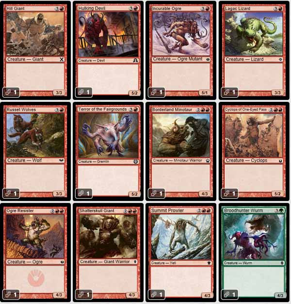 Magic the Gathering Adventures: Vanilla Creatures