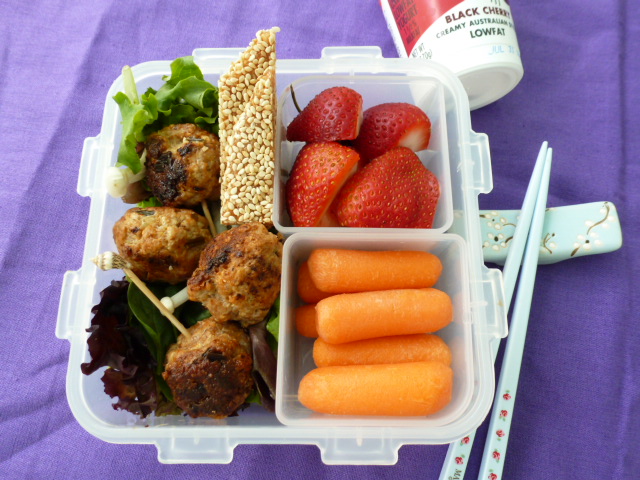 The Tiny Bento: Berbere Meatball Bento