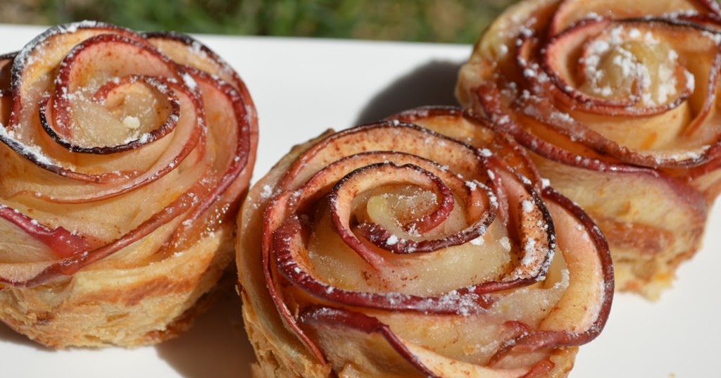 Anna, històries a la cuina: Roses de poma i full