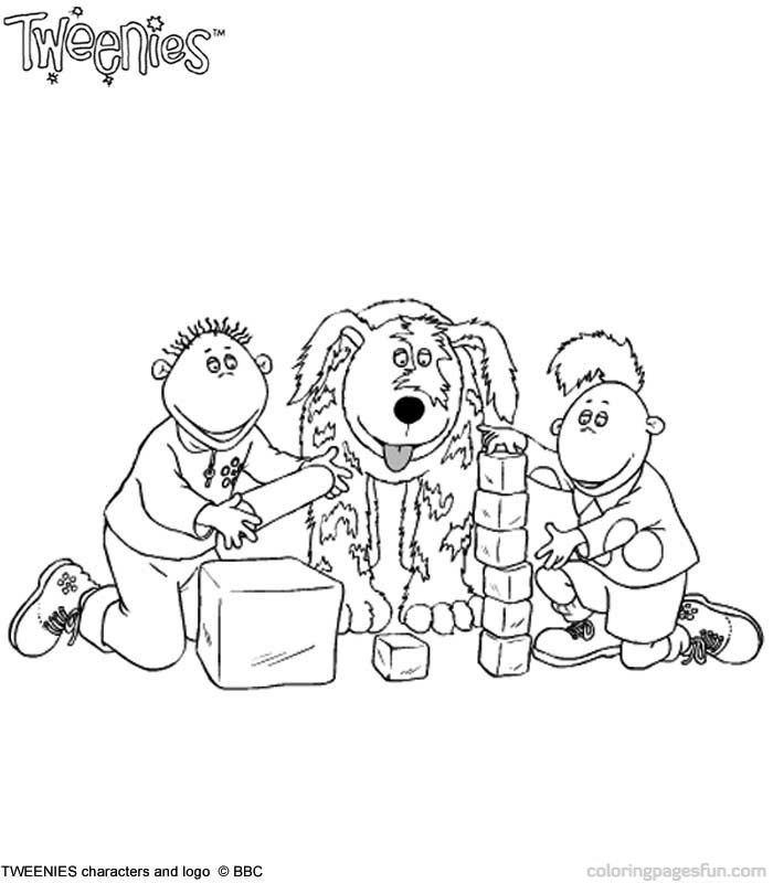 Kids Page: - Tweenies 5 Coloring Pages
